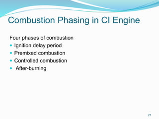Valve Timing & Combustion Phases in Internal Combustion Engines | PPTX