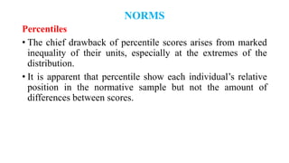 Norms and the Meaning of Test Scores | PPTX