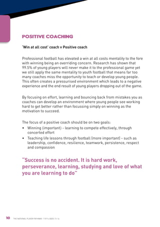 Scottish FA Player Pathway 11v11s | PDF
