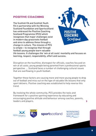 Scottish FA Player Pathway 11v11s | PDF