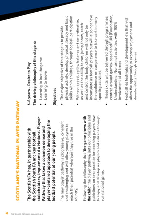 Scottish FA Player Pathway 4v4 | PDF