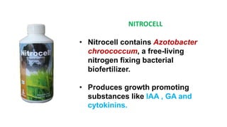 Bio pesticides and bio fertilizer commercial available | PPTX