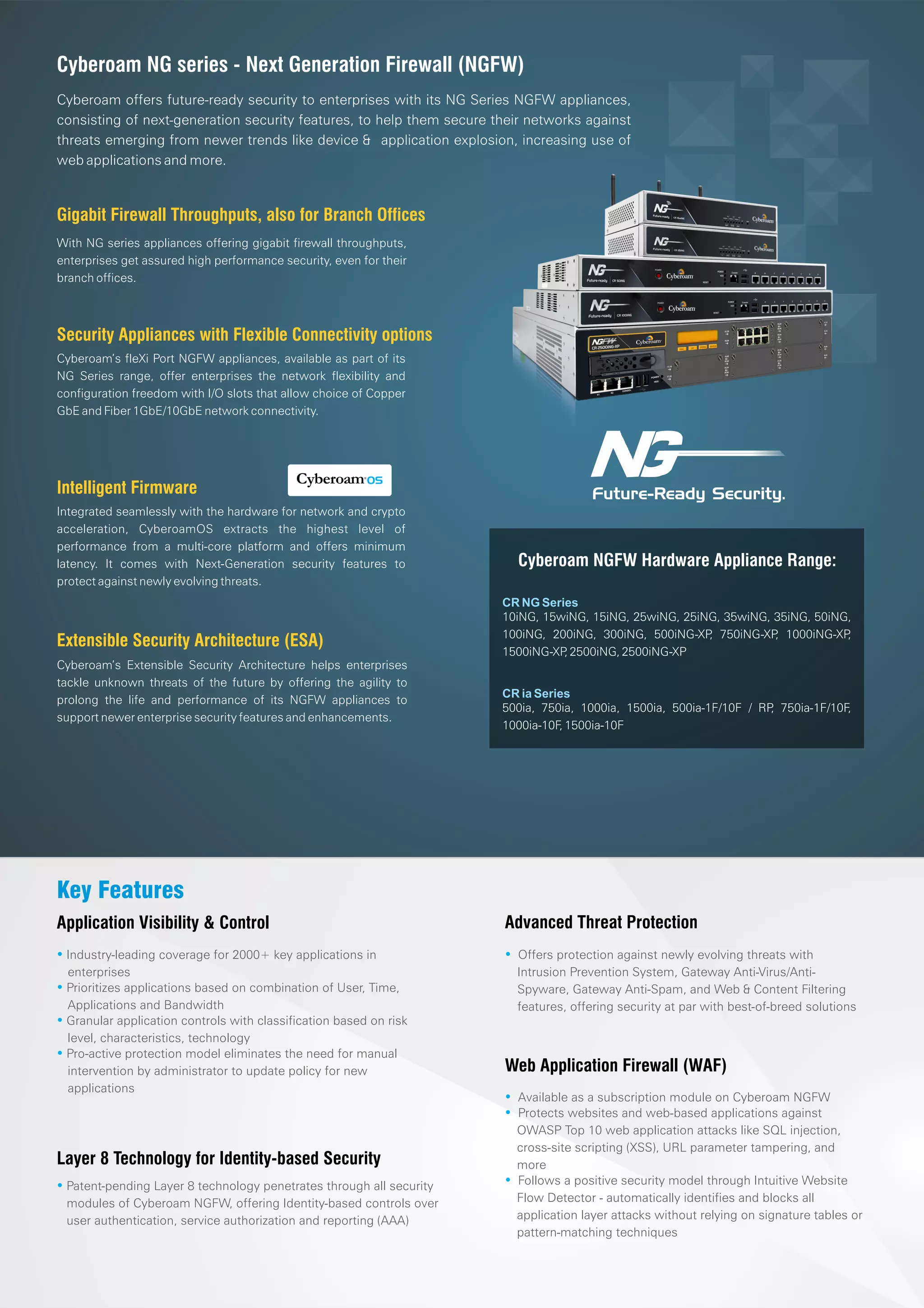 CyberoamBrochure | PDF | Information and Network Security | Computing