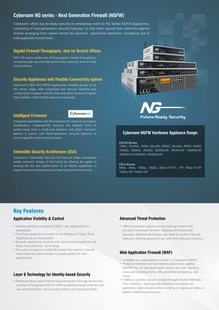 CyberoamBrochure | PDF | Information and Network Security | Computing