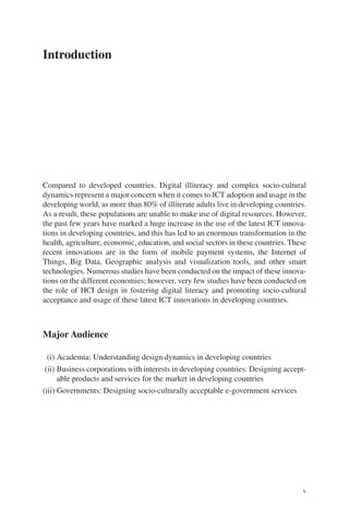 Digital Literacy and Socio Cultural Acceptance of ICT in Developing ...