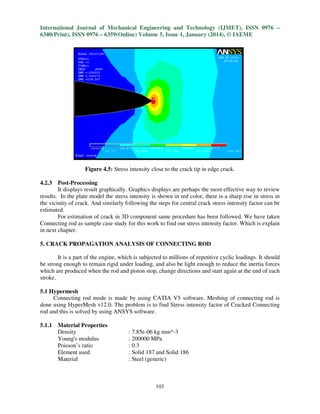 ESTIMATION OF STRESS INTENSITY FACTOR (SIF) ON CRACK COMPONENT BY USING ...