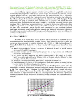MOLDING PROCESS INDUCED ANISOTROPY EFFECT ON BUCKLING ANALYSIS OF FIBER- FILLED PLASTIC CRC PUSH ...