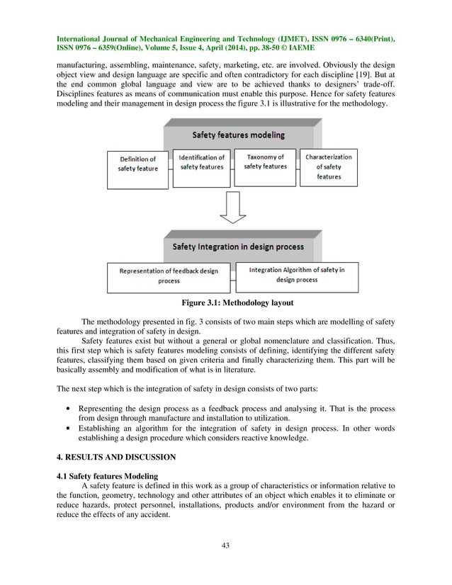 SAFETY FEATURES MODELING FOR INTEGRATION IN DESIGN PROCESS | PDF