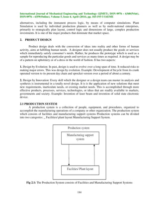 RESEARCH ON PLANT LAYOUT AND PRODUCTION LINE RUNNING SIMULATION IN ...