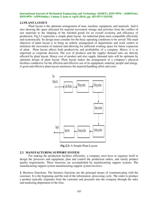 RESEARCH ON PLANT LAYOUT AND PRODUCTION LINE RUNNING SIMULATION IN ...