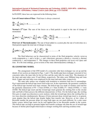 NUMERICAL SIMULATION OF ENHANCEMENT OF HEAT TRANSFER IN A TUBE WITH AND ...