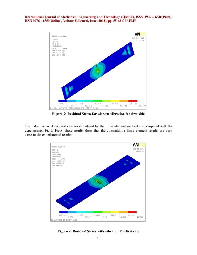 FINITE ELEMENT METHODOLOGY OF RESIDUAL STRESS IN BUTT WELDING OF TWO SIMILAR SPECIMENS | PDF