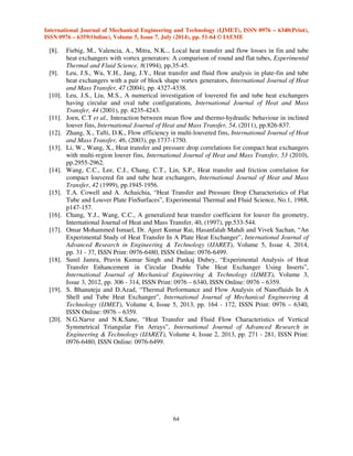 NUMERICAL SIMULATION OF FORCED CONVECTION HEAT TRANSFER ENHANCEMENT BY ...