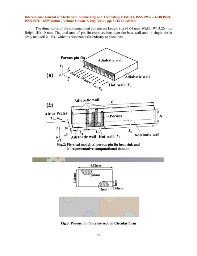 NUMERICAL SIMULATION OF FORCED CONVECTION HEAT TRANSFER ENHANCEMENT BY POROUS PIN FINS IN ...