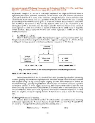 EFFECT OF VIBRATION ON MICRO-ELECTRO-DISCHARGE MACHINING | PDF
