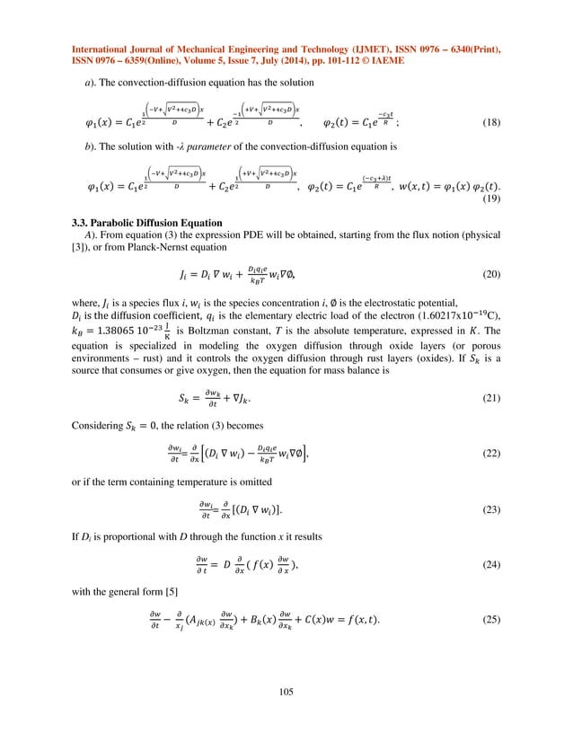 MODELING OF OXYGEN DIFFUSION THROUGH IRON OXIDES LAYERS | PDF