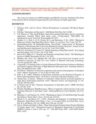 DEVELOPMENT OF DUAL PHASE STEEL AND DETERMINATION OF IT'S MECHANICAL ...