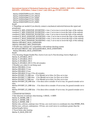 DESIGN AND EXECUTION OF A 3D PRINTER USING A PLA FILAMENT AS A NEW APPLICATION OF ARDUINO | PDF