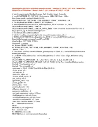 DESIGN AND EXECUTION OF A 3D PRINTER USING A PLA FILAMENT AS A NEW APPLICATION OF ARDUINO | PDF