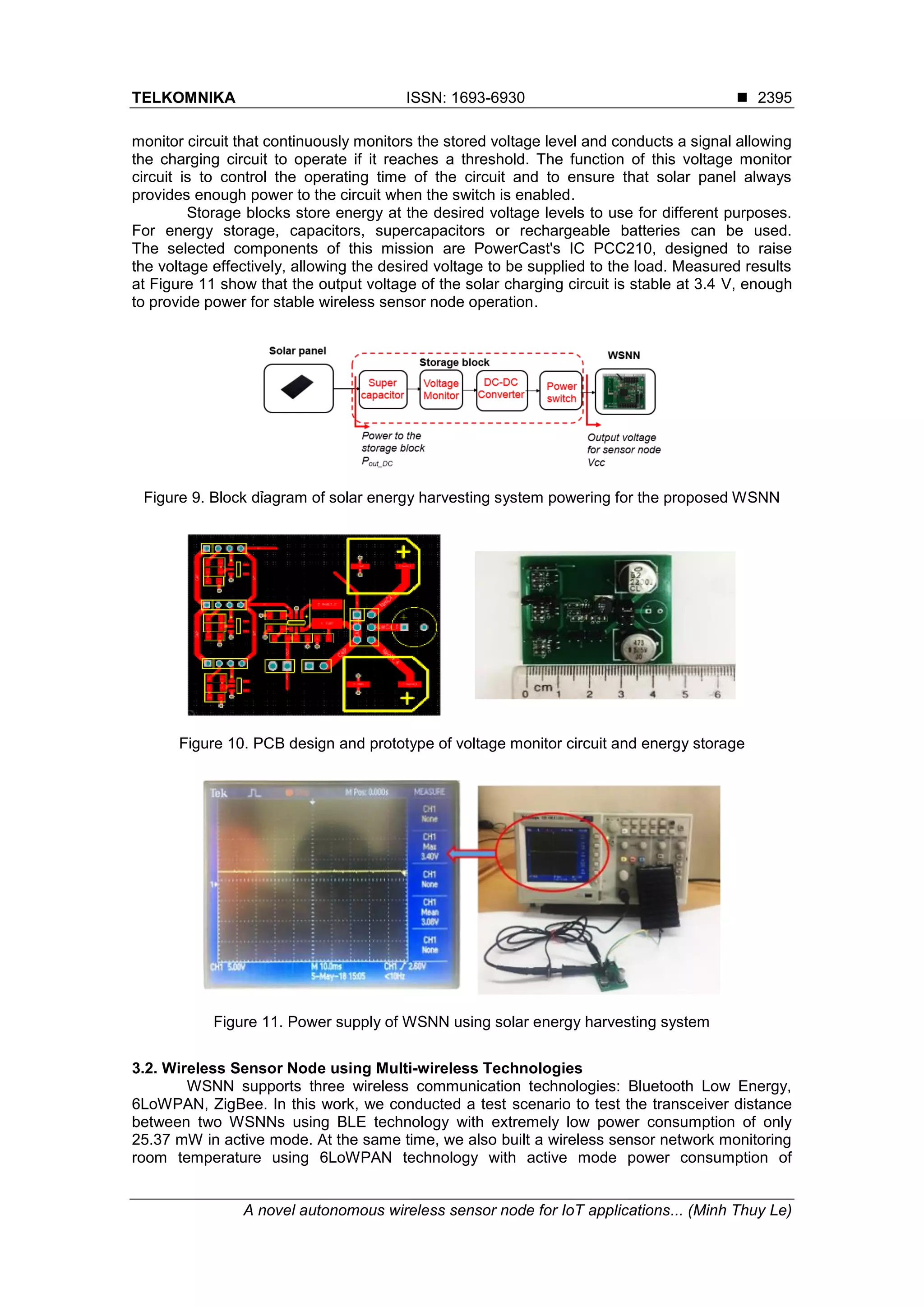 A novel autonomous wireless sensor node for IoT applications | PDF