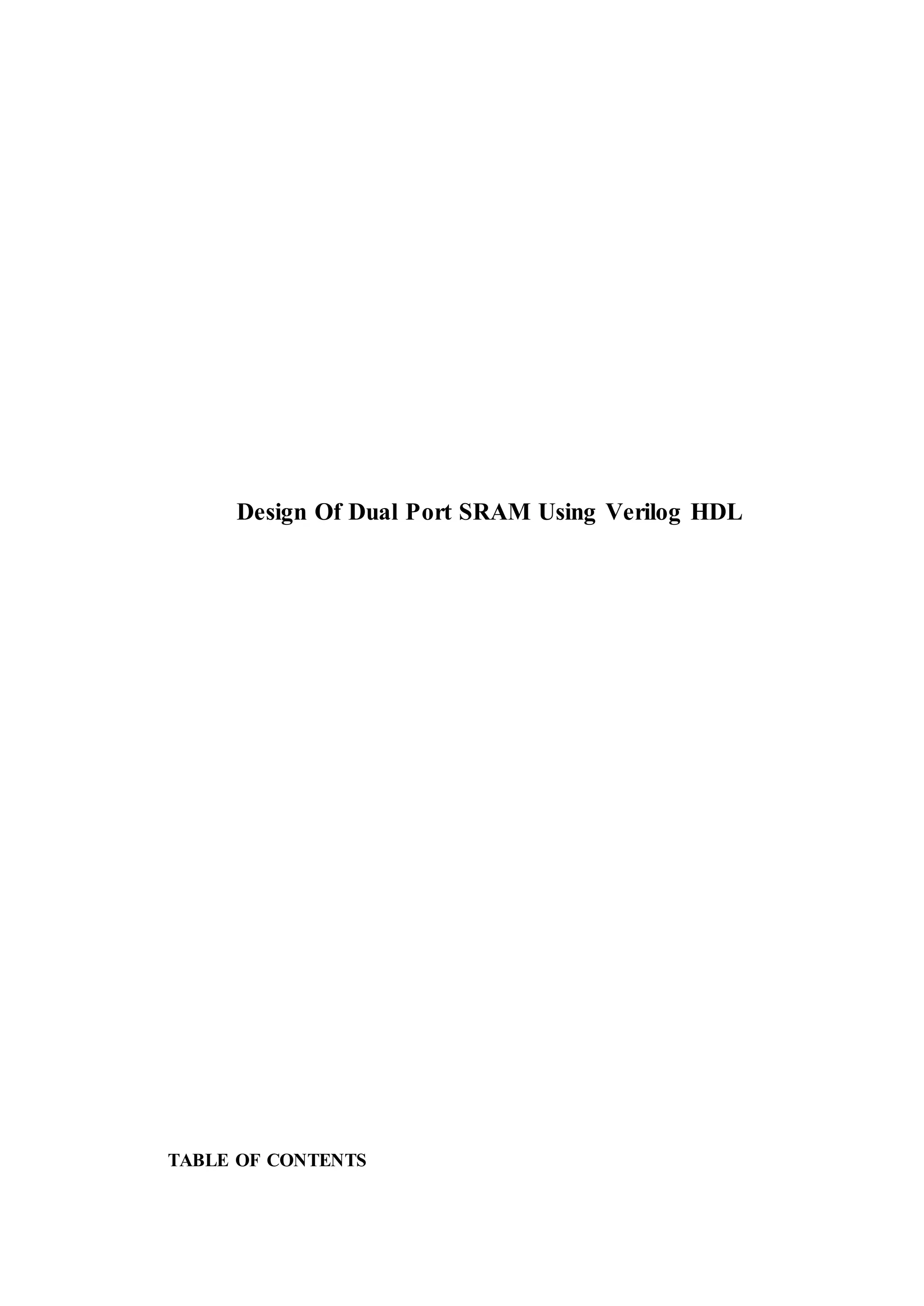 301378156 design-of-sram-in-verilog | DOCX