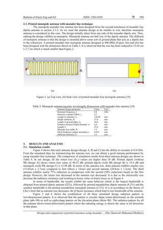 Design and comparison of printed antennas using meander line technique ...