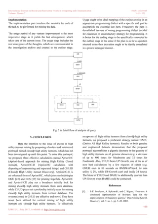 Discovering High Utility Item Sets to Achieve Lossless Mining using Apriori Algorithm | PDF