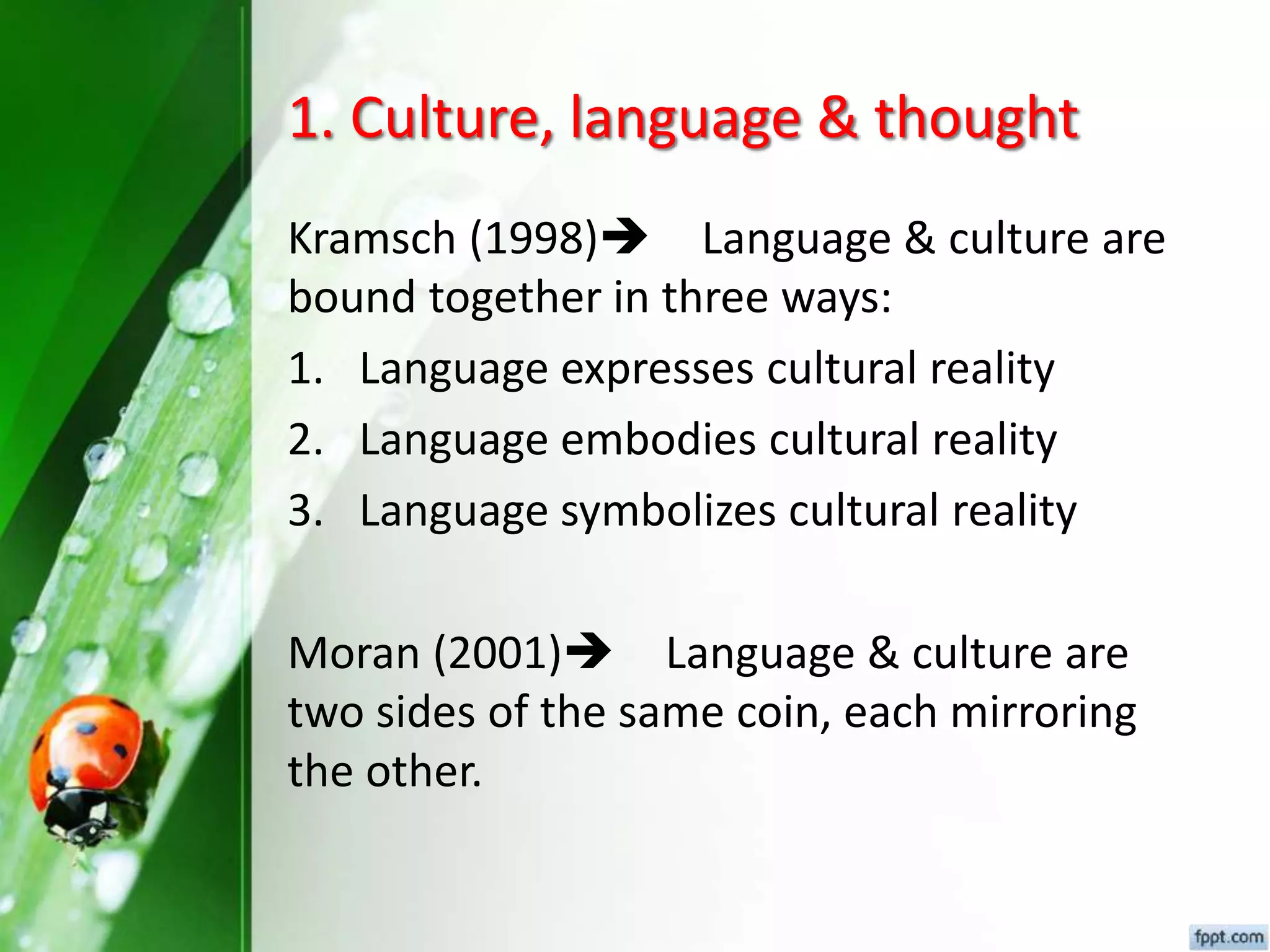 Language and Culture | PPTX