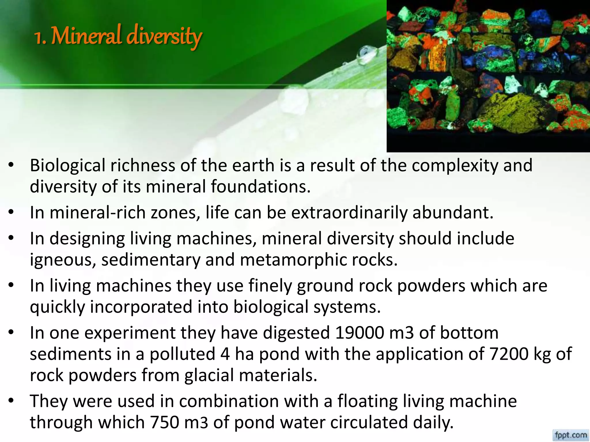 Living machine: The Ecological Wastewater Treatment | PPTX