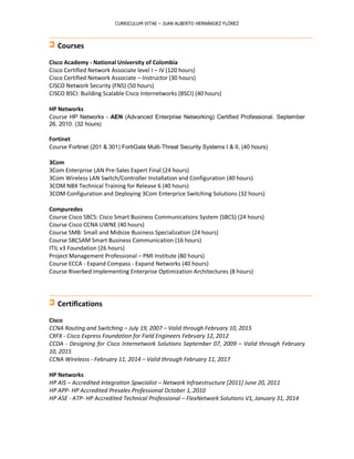 CV-Juan Alberto Hernandez | PDF