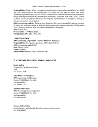 CV-Juan Alberto Hernandez | PDF
