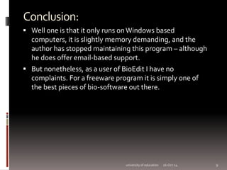 BioEdit | PPTX