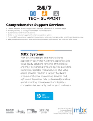 MBX Systems Overview | PDF