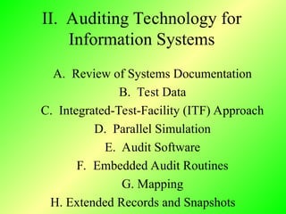Chapter 13 Auditing Information Technology | PPT