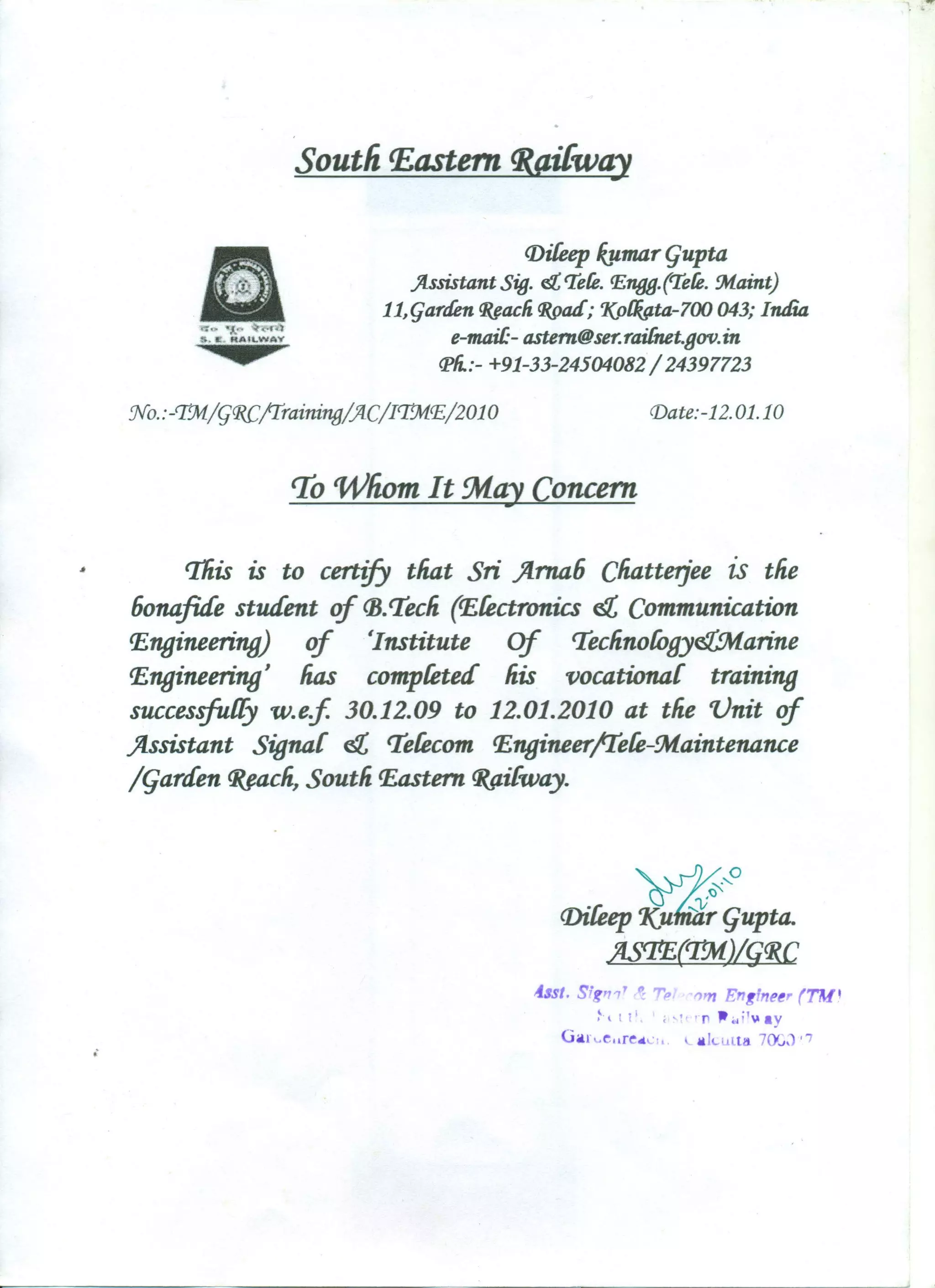 Certification upon completion of vocational training. | PDF ...