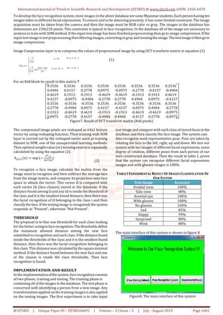 Face Recognition System using Self Organizing Feature Map and Appearance Based Approach | PDF
