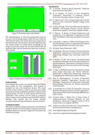 Face Recognition System using Self Organizing Feature Map and Appearance Based Approach | PDF