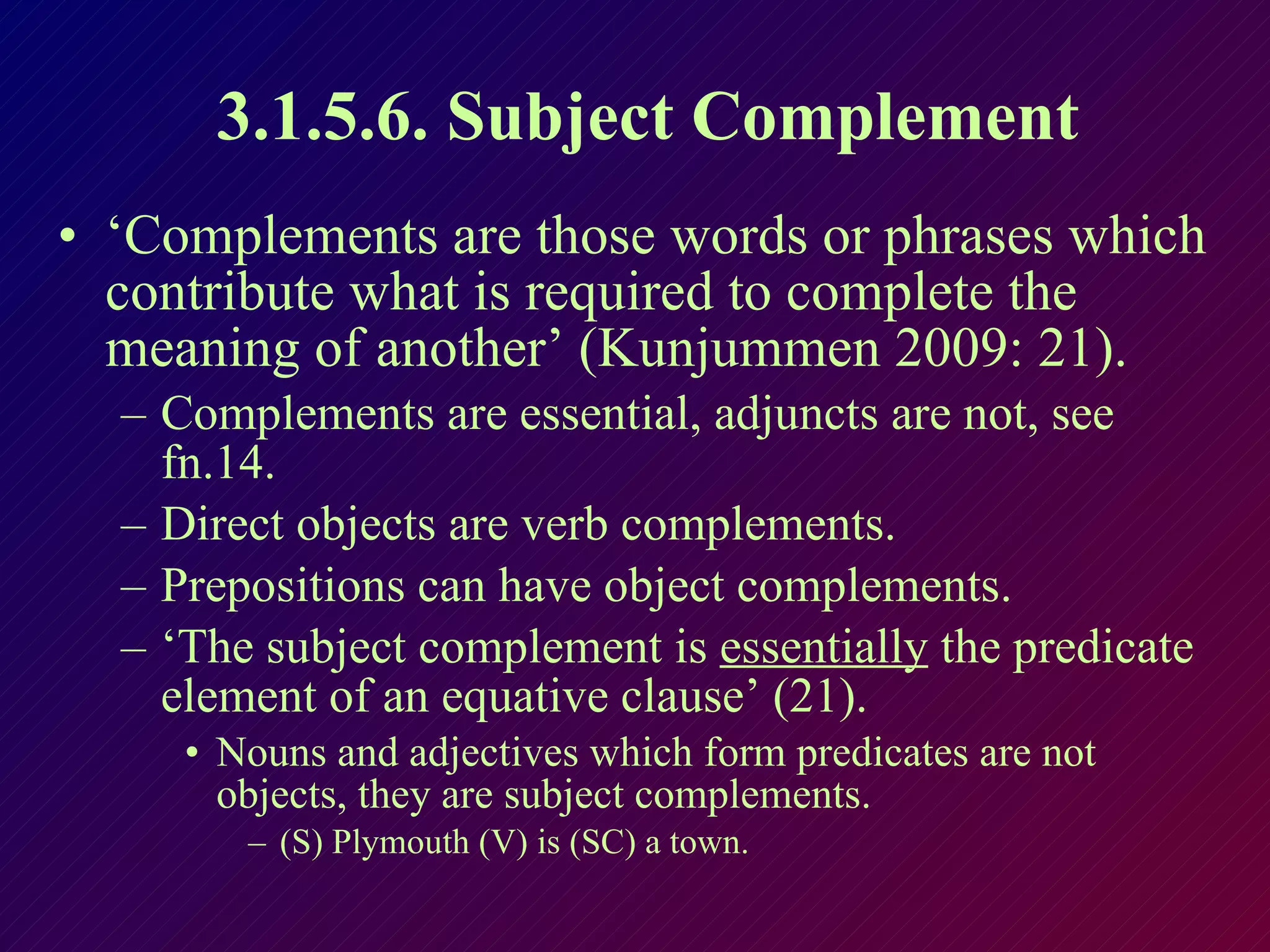 Introduction to Grammar and Verbless Clauses | PPT