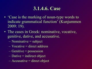 Introduction to Grammar and Verbless Clauses | PPT