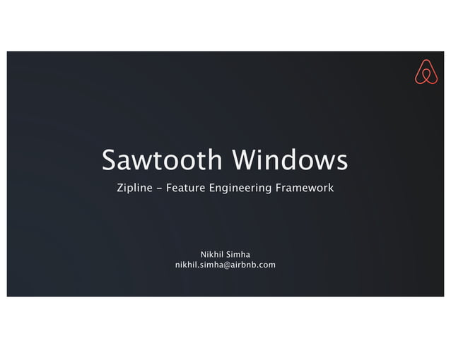 Sawtooth Windows for Feature Aggregations | PPT