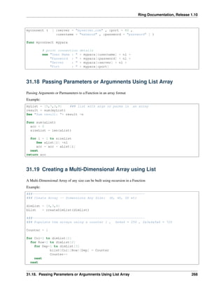 The Ring programming language version 1.10 book - Part 31 of 212 | PDF
