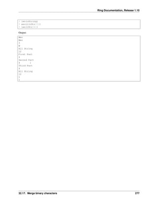 The Ring programming language version 1.10 book - Part 31 of 212 | PDF
