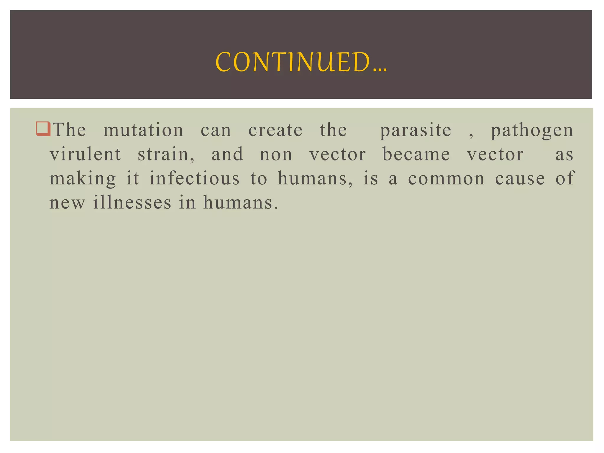 emerging and re-emerging vector borne diseases | PPTX