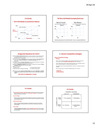 MBA Strategic Management PPT Definition and Importance of Strategic ...