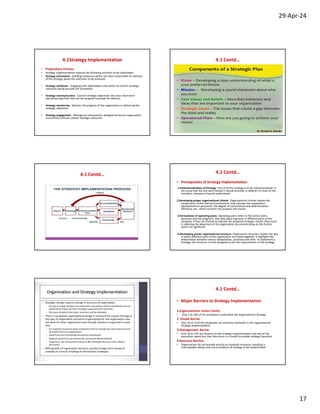 MBA Strategic Management PPT Definition and Importance of Strategic ...