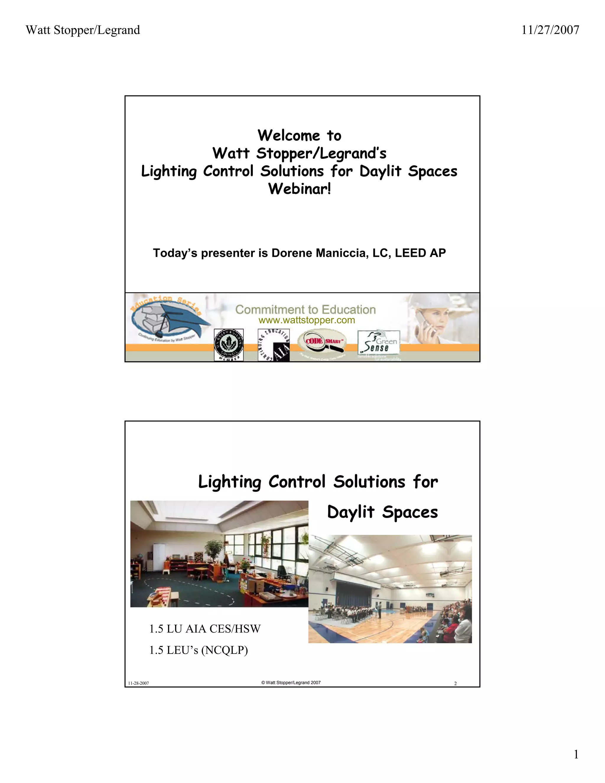 Light Control Solutions for Daylit Spaces | PDF