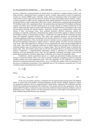 Channel reconstruction through improvised deep learning architecture for high-speed networks | PDF