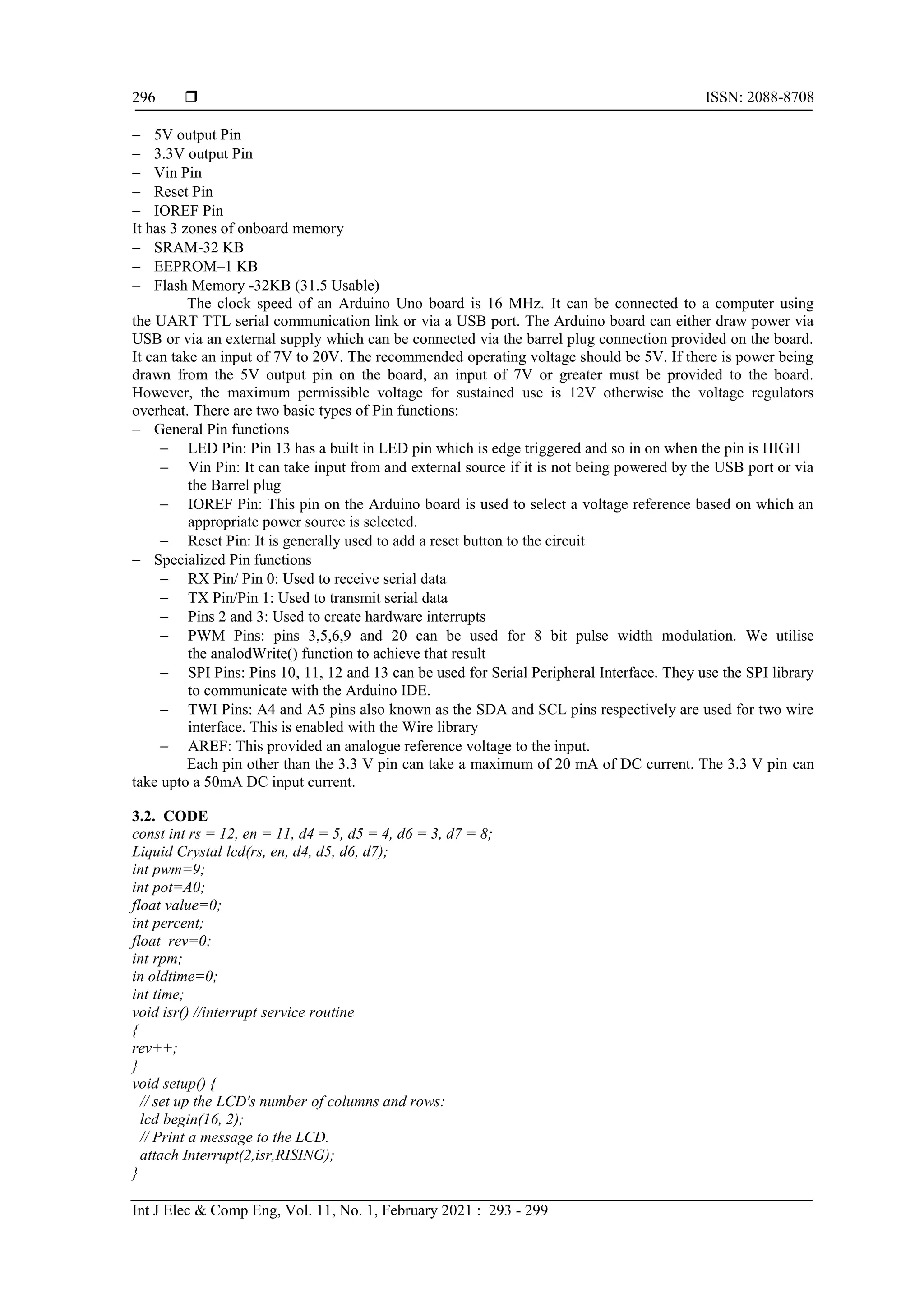 Contactless digital tachometer using microcontroller | PDF