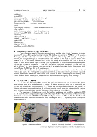 Contactless digital tachometer using microcontroller | PDF | Programming Languages | Computing