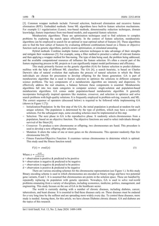 A genetic algorithm-based feature selection approach for diabetes ...